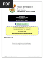 Grade 12 Physics Exam Guidelines 2025 | PDF | Force | Physics