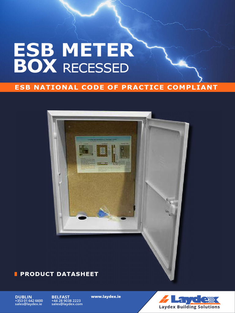 ESB Box Technical Datasheet | PDF | Pipe (Fluid Conveyance ...