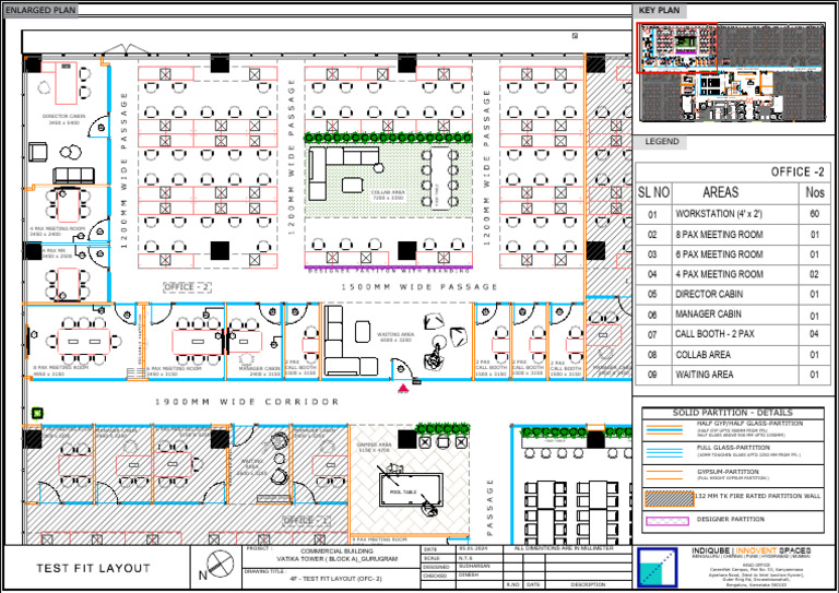 Vatika Tower - Test Fit Layout | PDF
