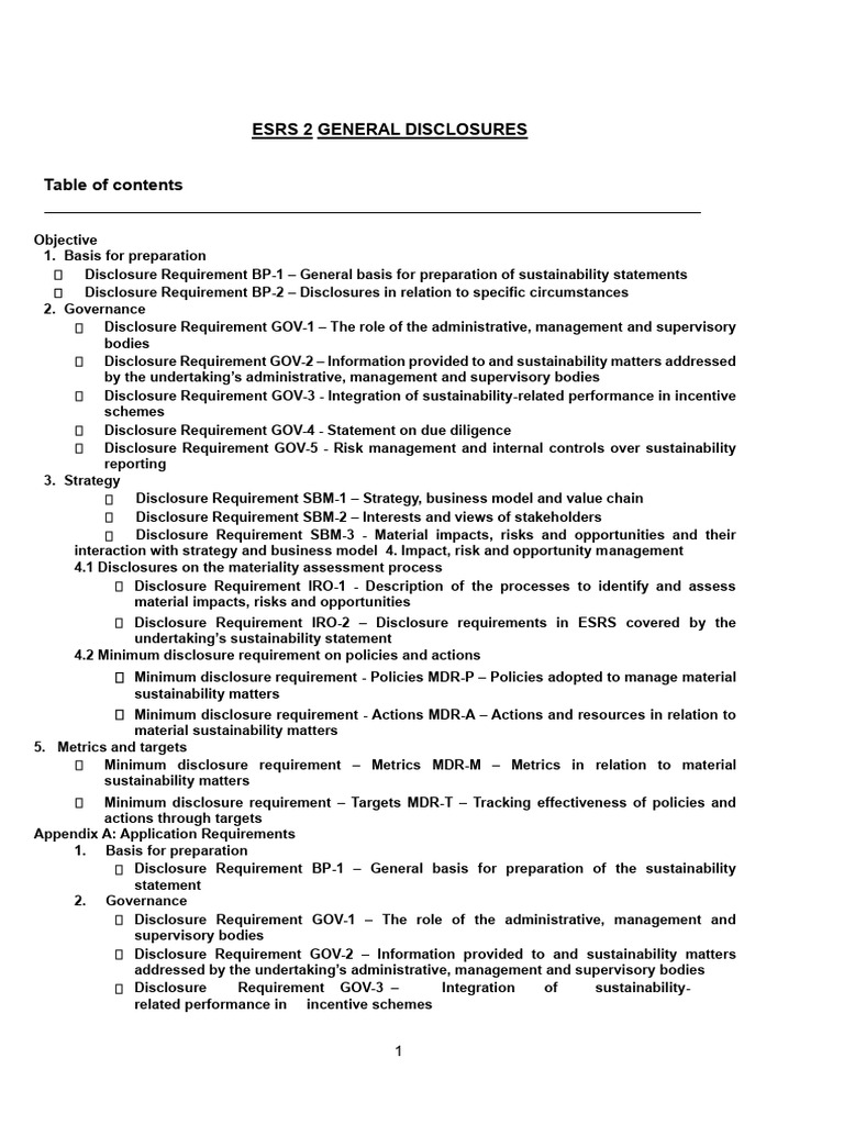 ESRS 2 Delegated-Act-2023-5303-Annex-1 - en | PDF | Risk | Internal Control