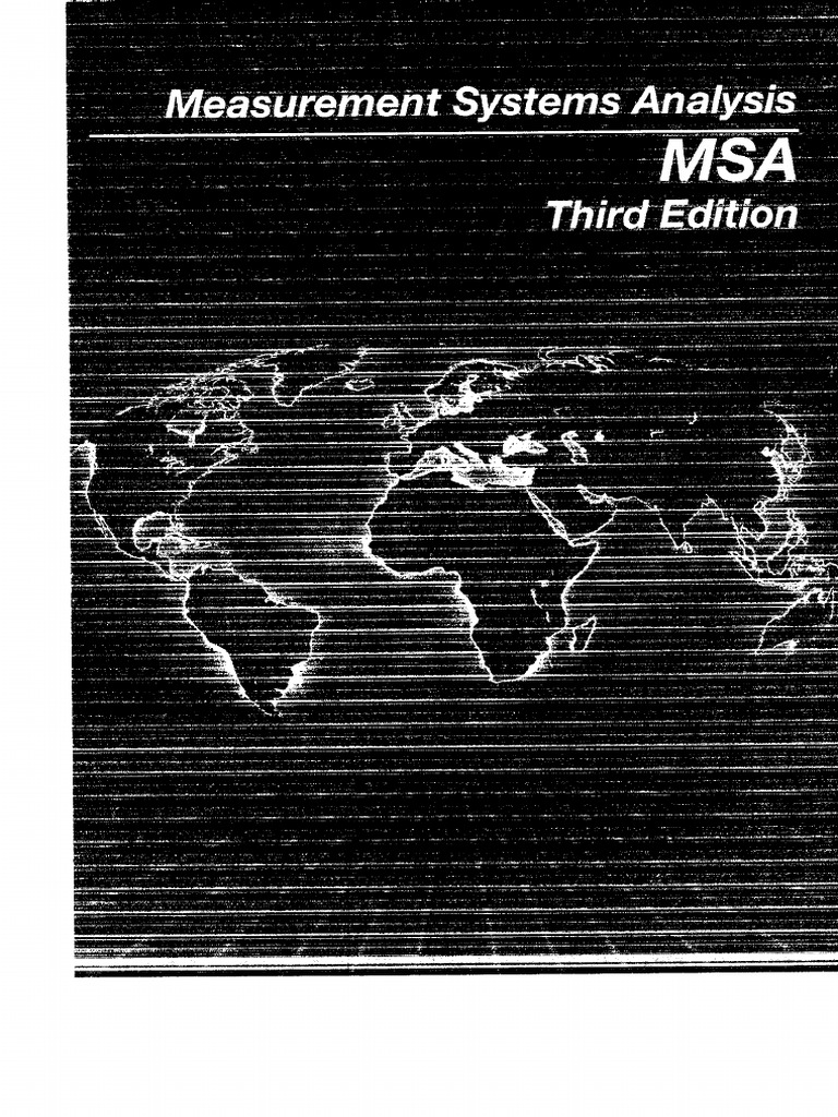 Measurement Systems Analysis 3rd Edition | PDF