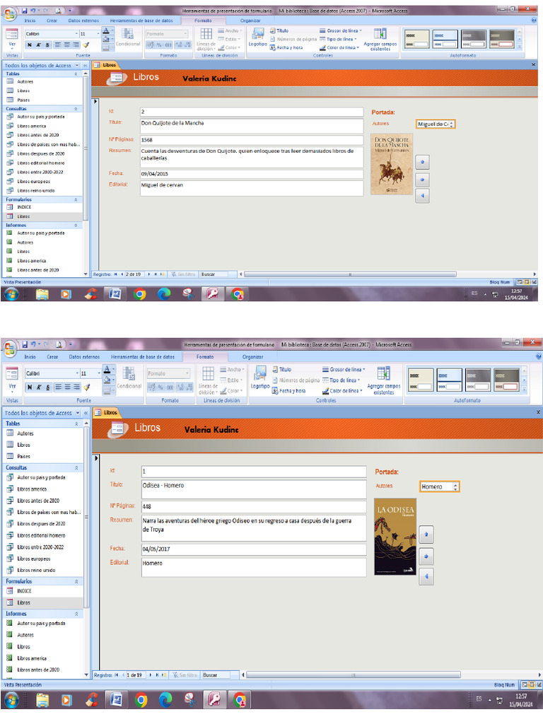 Practica 2 Access Terminado | PDF