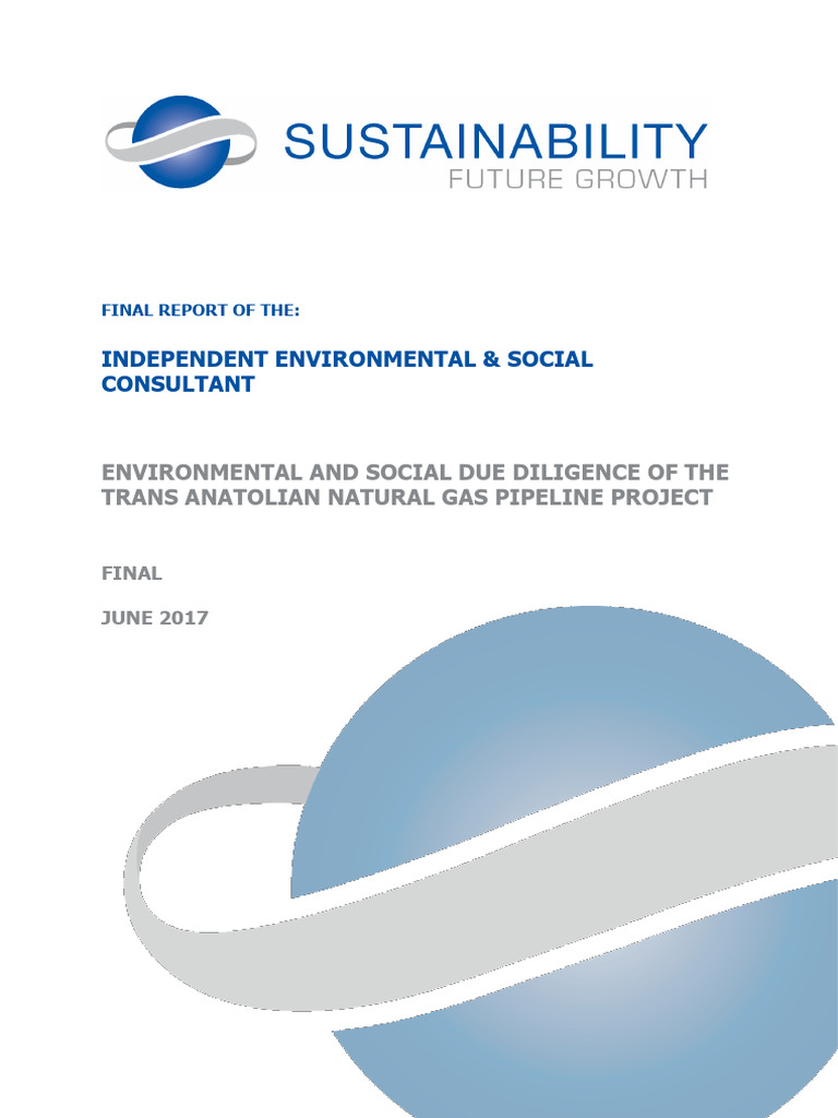 TANAP ESDD Report - Final - English | PDF | Environmental Impact ...