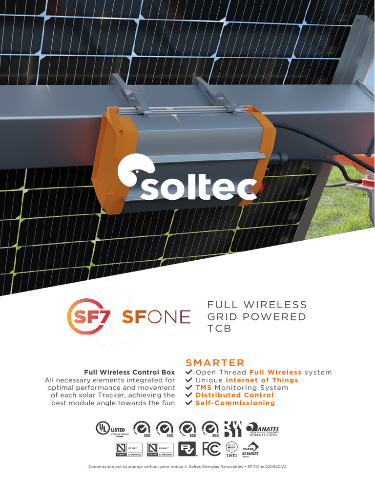 SF7&One Full Wireless Tracker Control Box - Grid-Powered - v2 | PDF ...