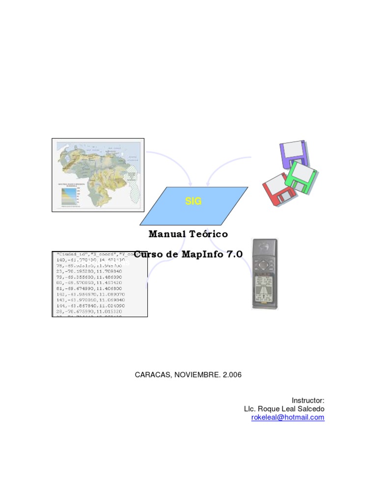 Manual Mapinfo | PDF | Sistema de información geográfica | Tabla (base ...