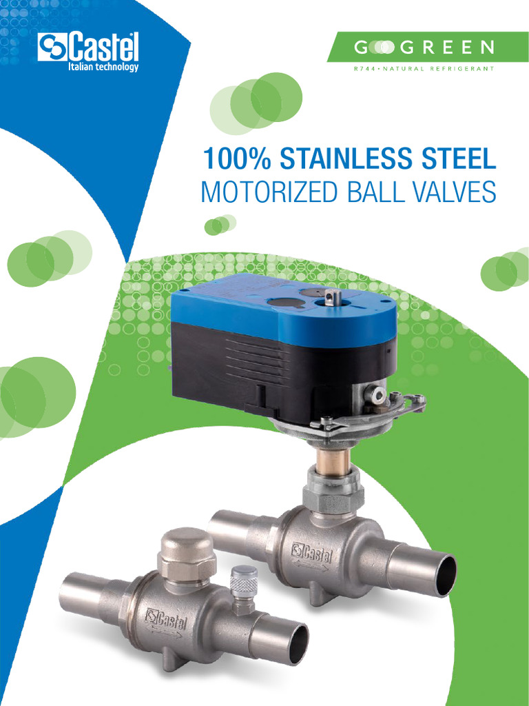 Stainless Steel Motorized Ball Valves | PDF | Valve | Actuator