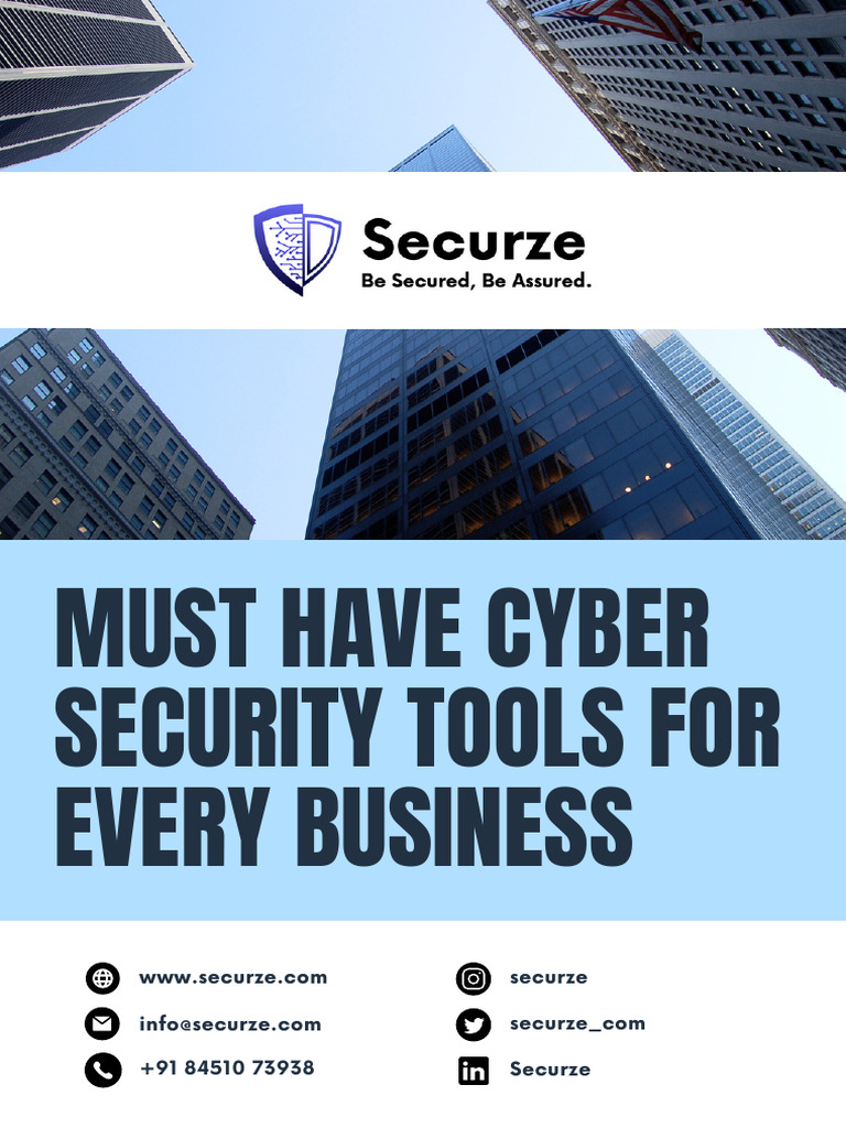 Essential Cybersecurity Tools Guide | PDF | Security | Computer Security