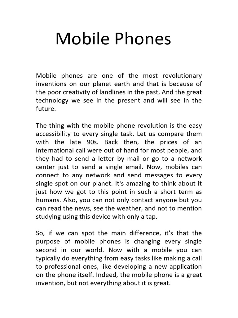 Mobile Phones | PDF | Mobile Phones | Telephone