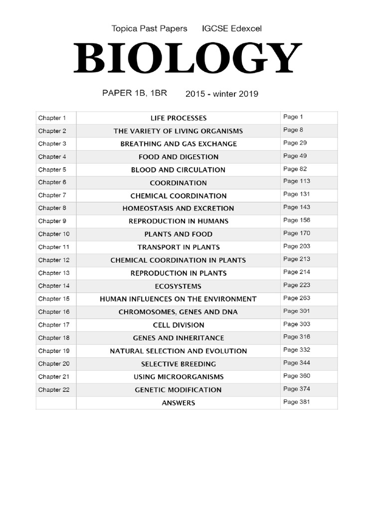 Biology Classifieds | PDF