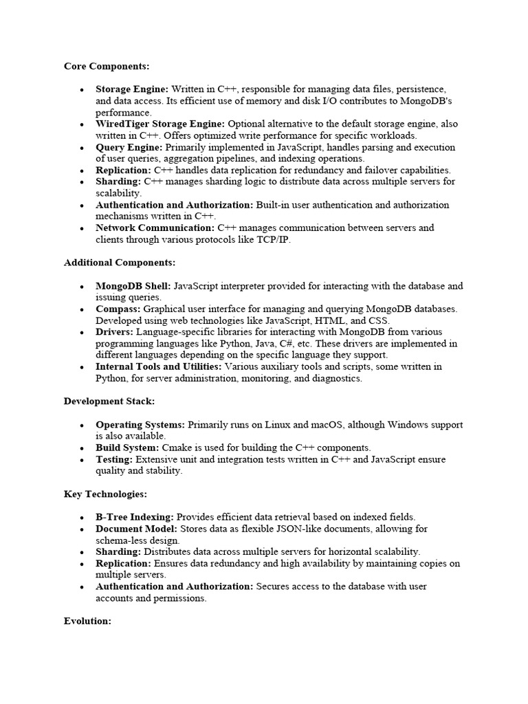 Mongo Db Pdf Mongo Db Database Index