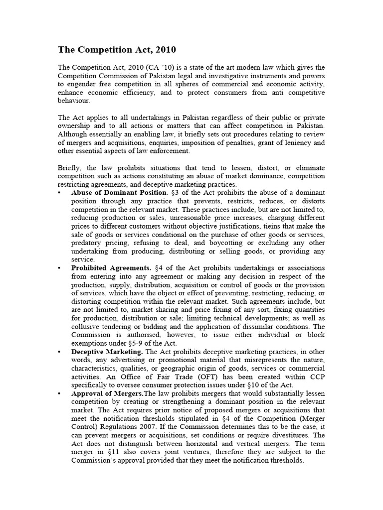 Ca 10 | PDF | Mergers And Acquisitions | False Advertising