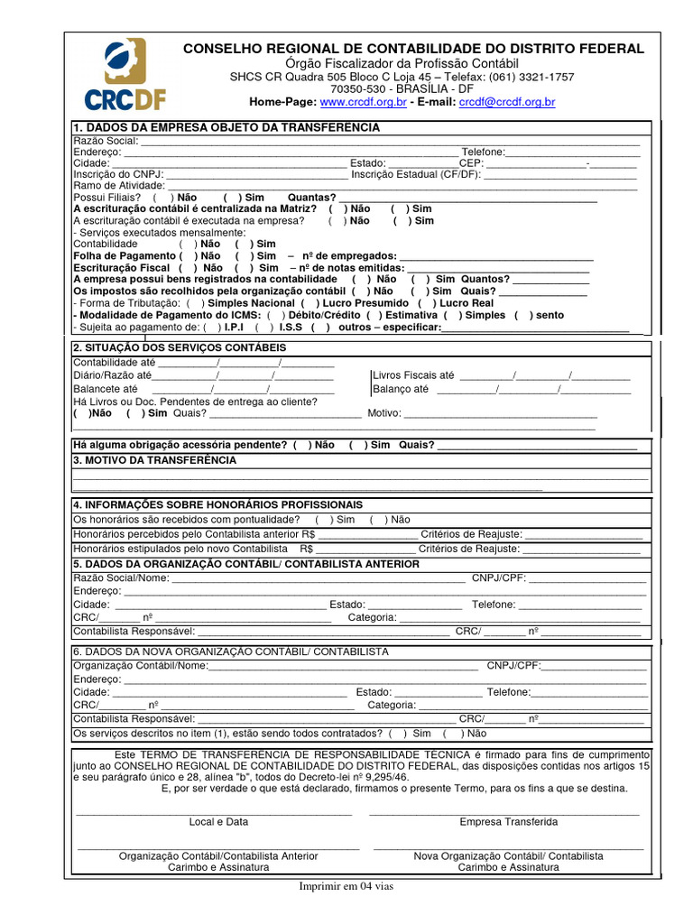Termo de Transferencia | Download grátis PDF | Contabilidade ...
