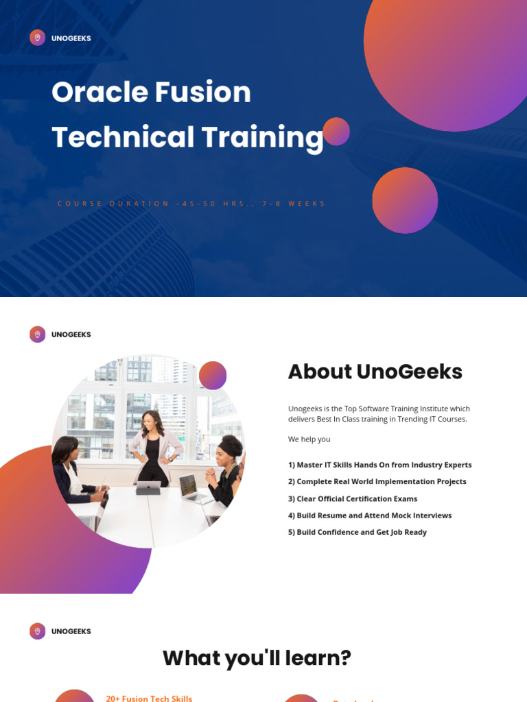 2.Oracle Fusion Technical Course Details | PDF | Oracle Corporation ... 2.Oracle Fusion Technical Course Details | PDF | Oracle Corporation ...