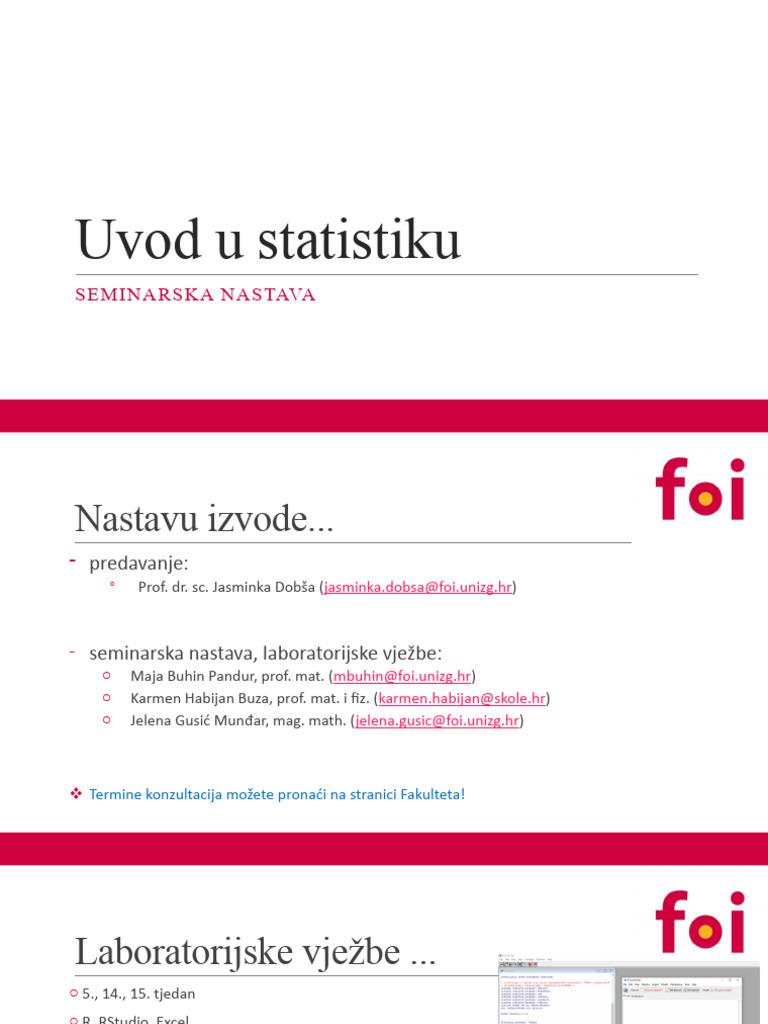 Seminarska Nastava - ITDP (1.) | PDF