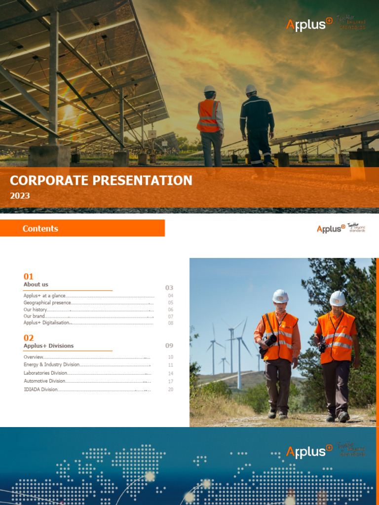 2023 Applus Corporate Presentation - EN | PDF | Laboratories | Innovation