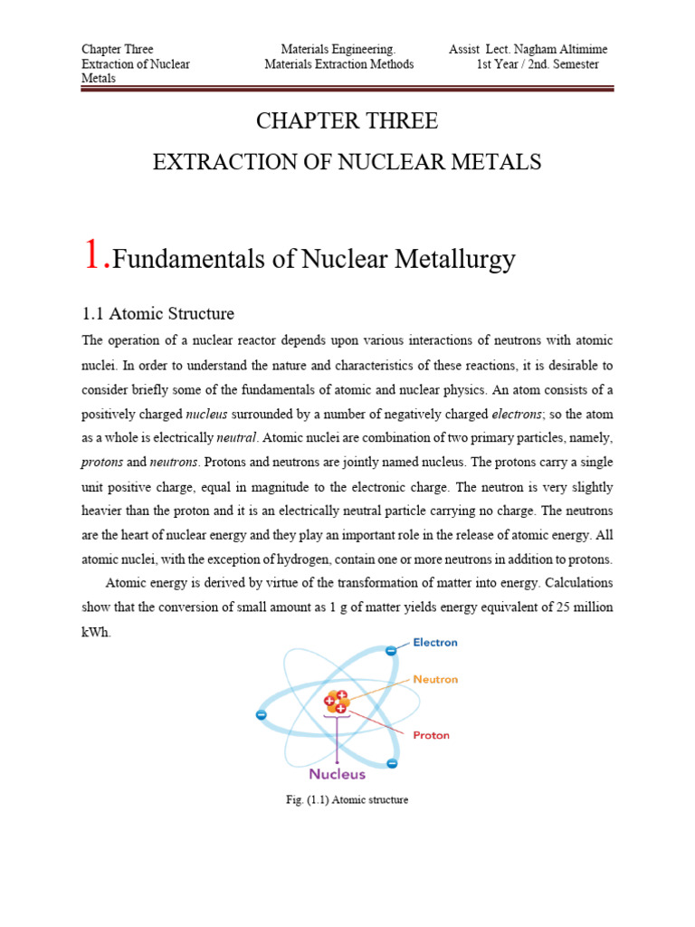 Uranium Extraction | PDF | Neutron | Uranium