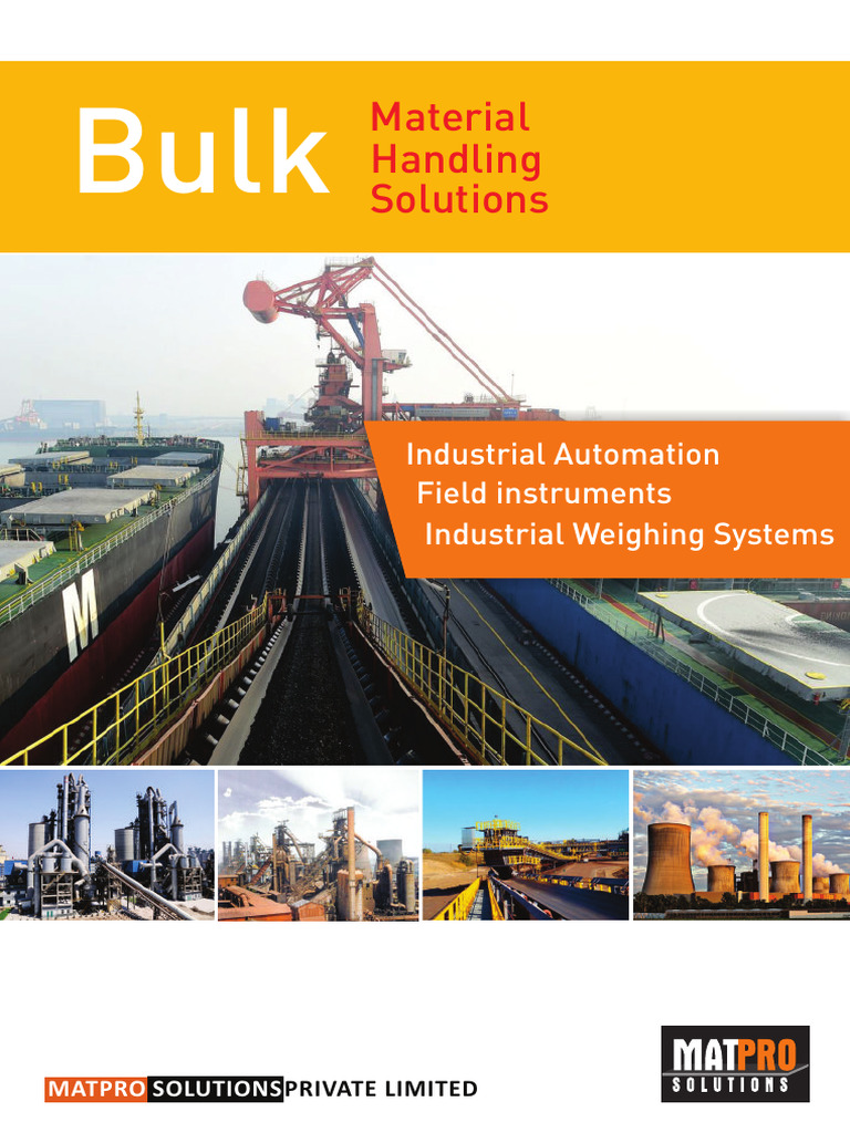 MATPRO SOLUTIONS - Company Profile - 1 | PDF | Weighing Scale | Automation