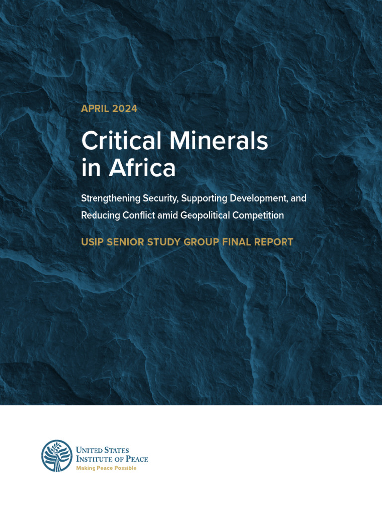 Critical Minerals in Africa | PDF | Mining | Cobalt