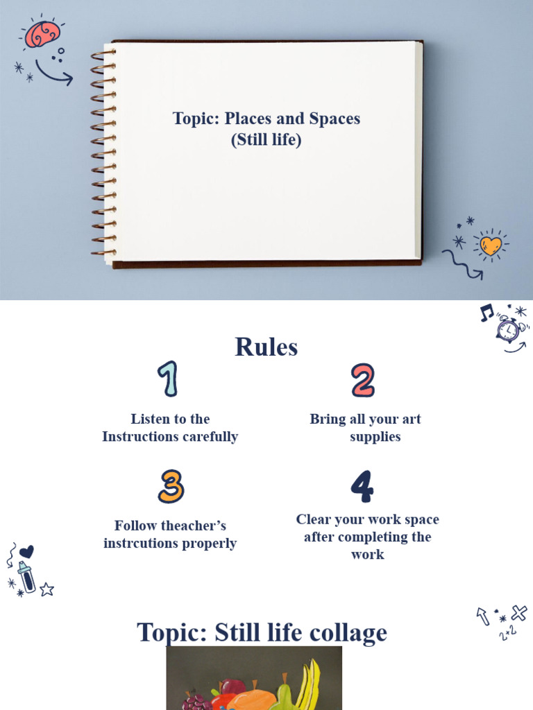 Still Life Collage Art Instructions | PDF | Art