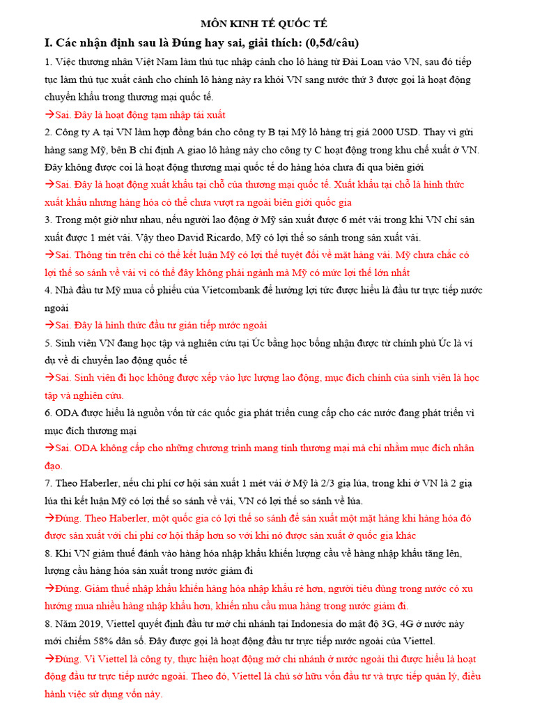 Đề ôn KTQT | PDF