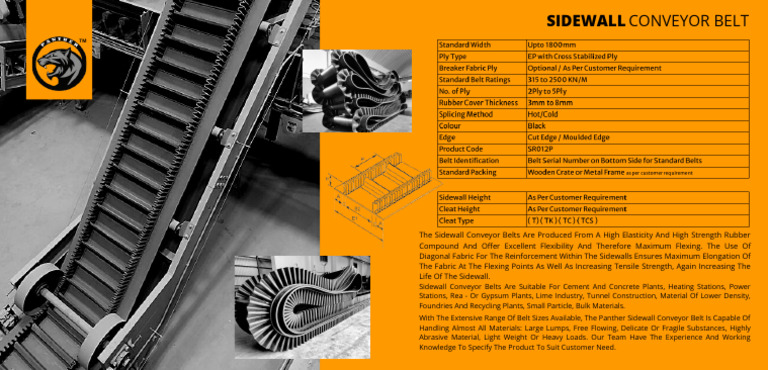 Vertical Wave Sidewall Conveyor Belt | PDF | Home & Garden | Technology ...