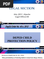 DepEd Order 40 s.2012 Child Protection Policy | PDF | Violence | Child ...