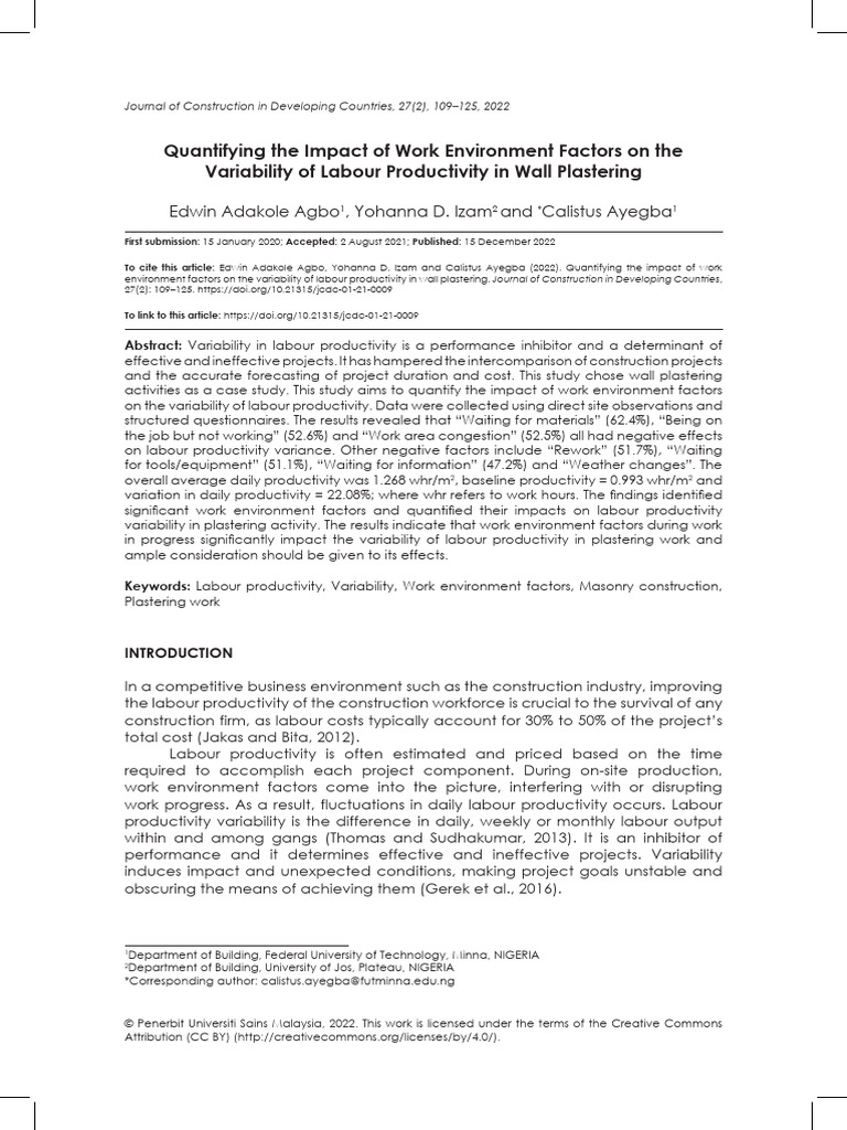 Quantifying The Impact of Work | PDF | Workforce Productivity | Labour Economics