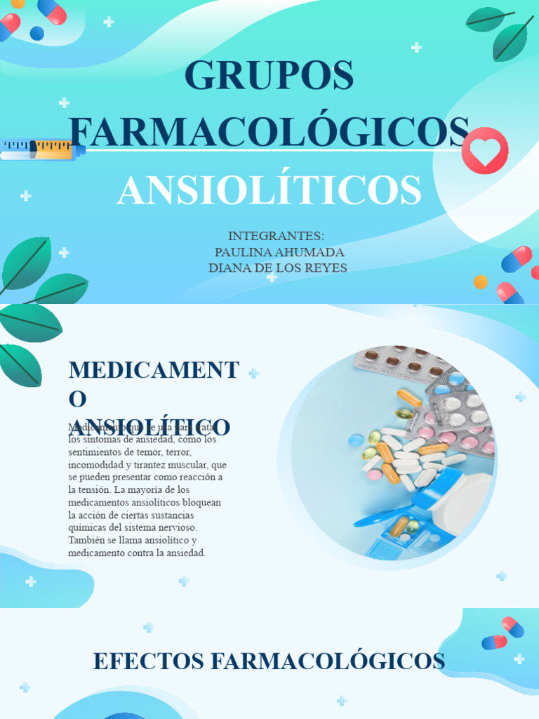 ANSIOLITICOS | PDF | Benzodiazepinas | Tratamientos médicos