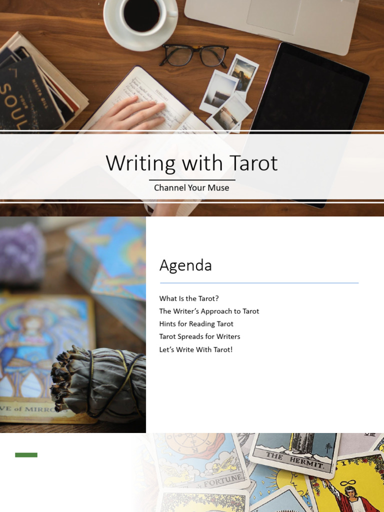 Writing With Tarot Slides | PDF | Tarot | Planets In Astrology