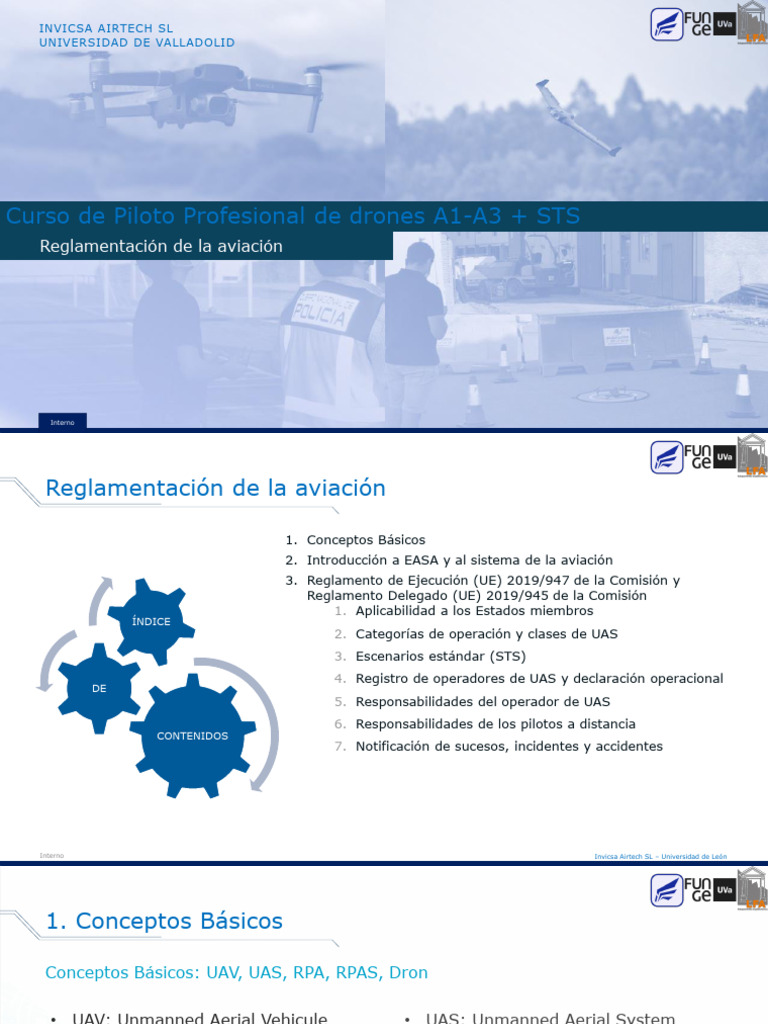 STS T1 Reglamentacion | PDF | Vehículo aéreo no tripulado | Aviación