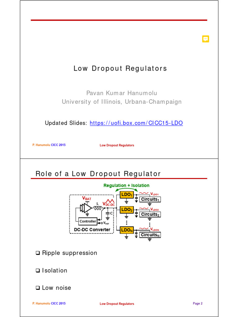 (Tutorial) Low Dropout Regulators (Hanomulu) | PDF | Electric Power | Electronics