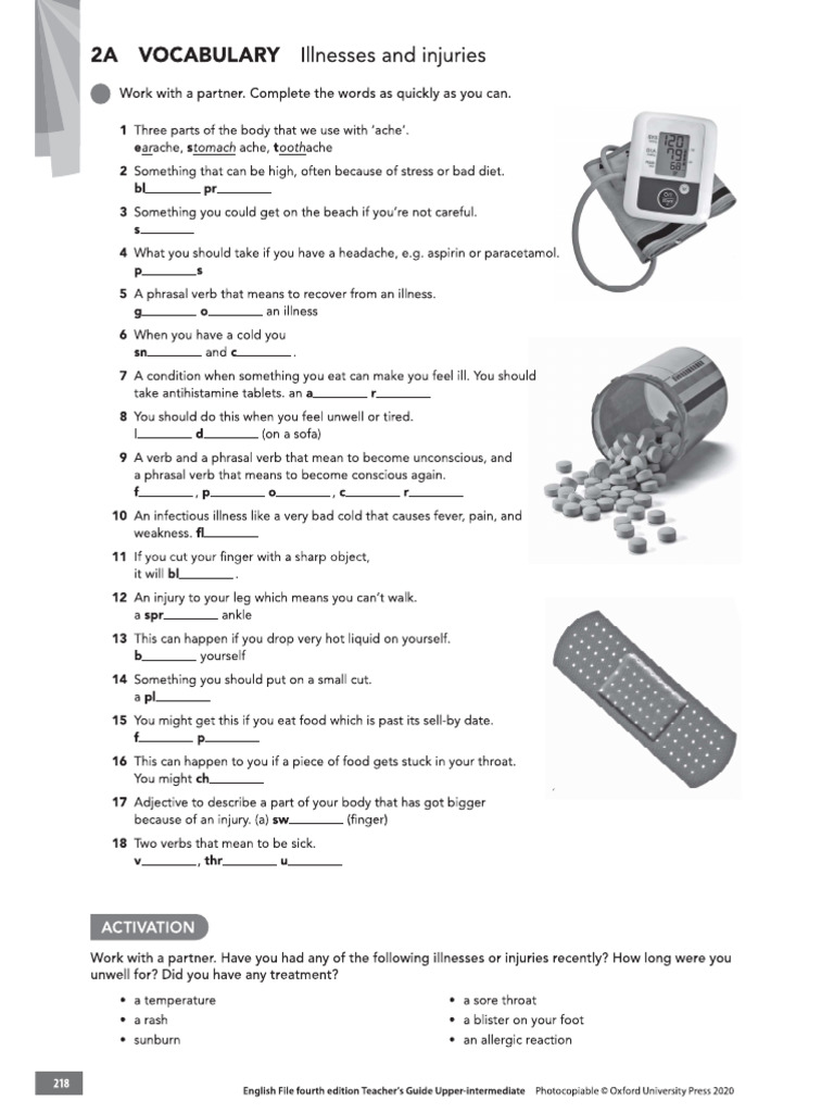 Illnesses and Injuries Upper | PDF
