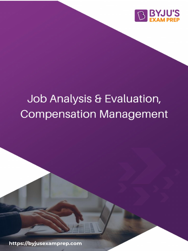 Job Analysis and Evaluation Overview | PDF | Cost Of Living | Employee ...