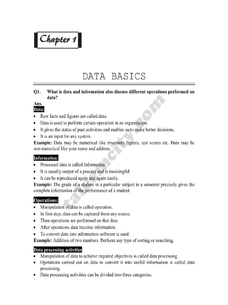 Computer 12 Class Notes (Book) | PDF | Databases | Computer File