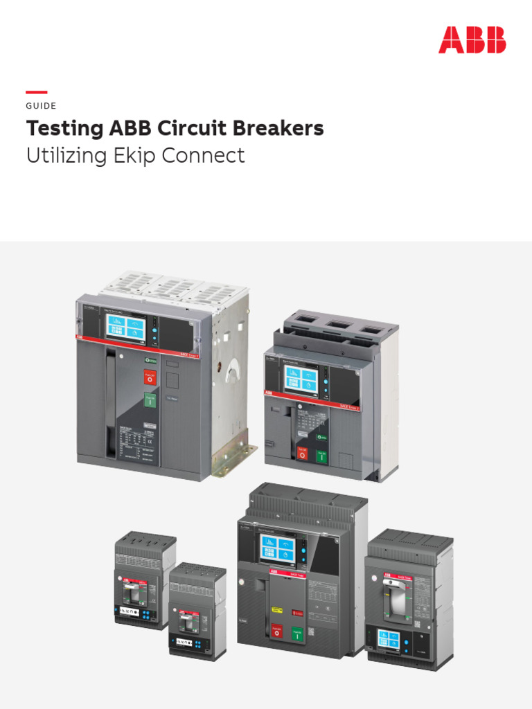 Testing ABB Circuit Breakers with Ekip | PDF | Computer Engineering ...