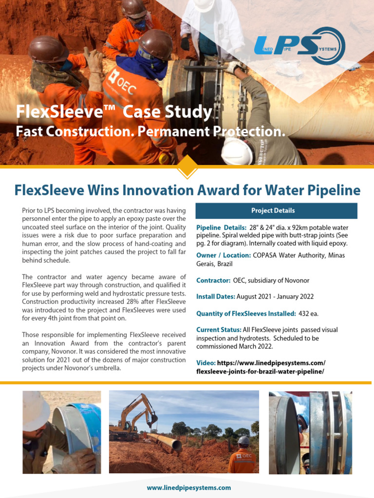 LPS Case Study COPASA | PDF | Pipe (Fluid Conveyance) | Welding