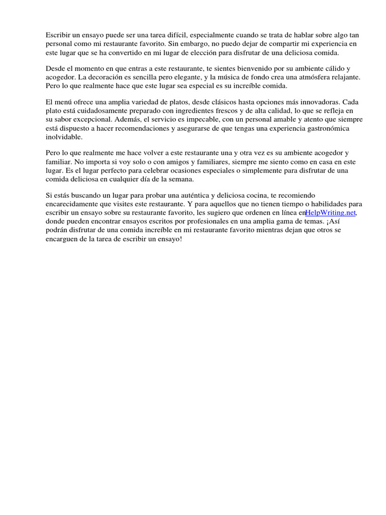Mi Restaurante Favorito | PDF | Http Cookie | Spanish Language