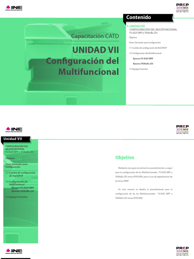 fs6525 MFP | PDF | Dirección IP | Ventana (informática)