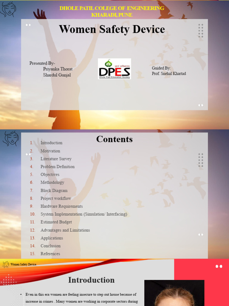 Women Safety Device | Download Free PDF | Global Positioning System | Usability