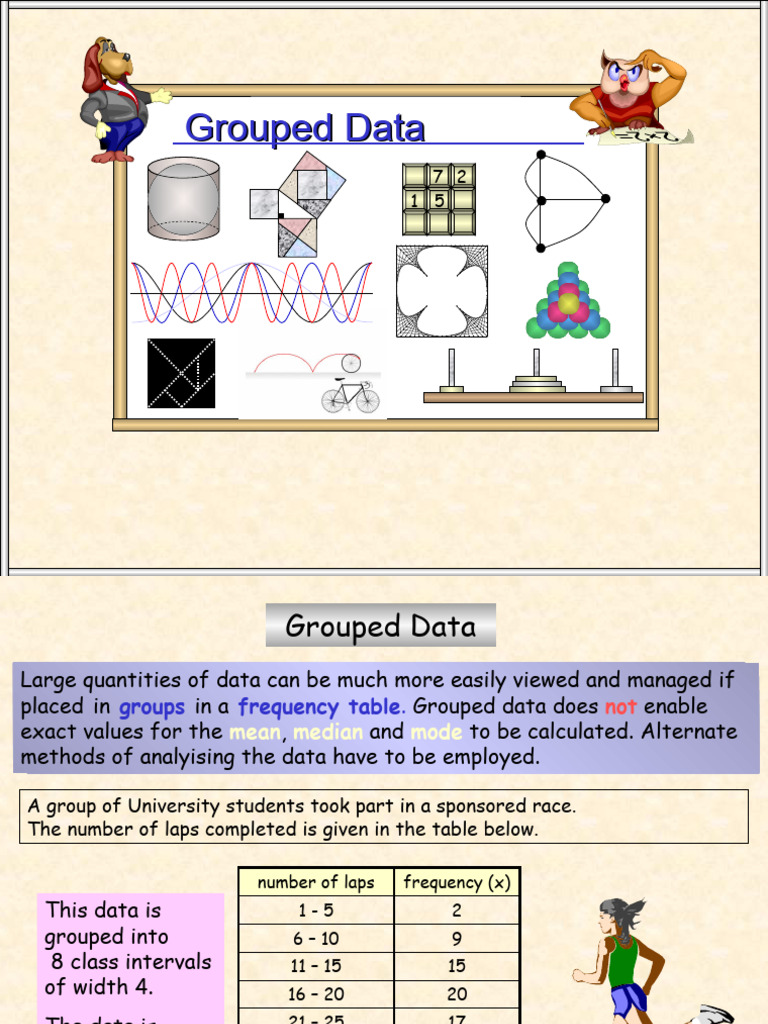 Median Calculation for Grouped Data | PDF | Mode (Statistics) | Median