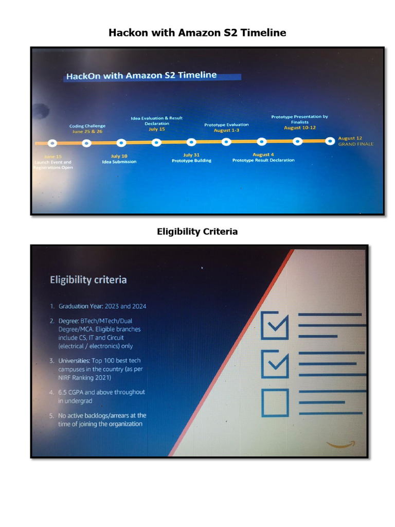 Hackon With Amazon | PDF