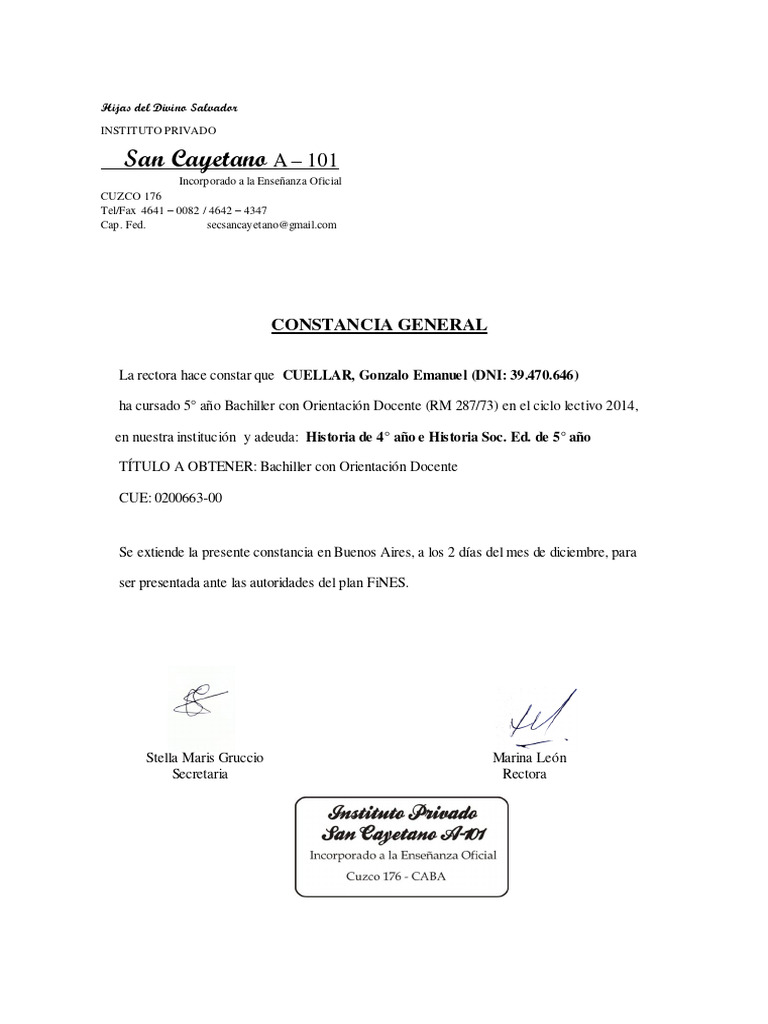 Constancia Fines Cuellar | PDF