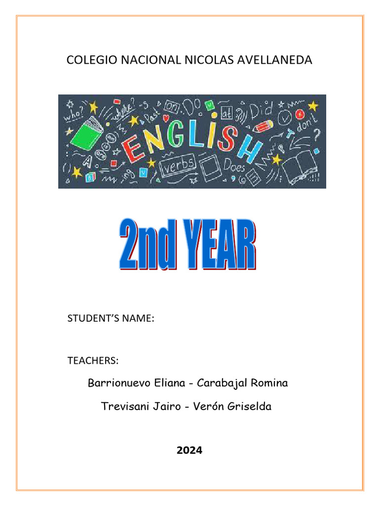 INGLES 2DO - SECUNDARIO | PDF