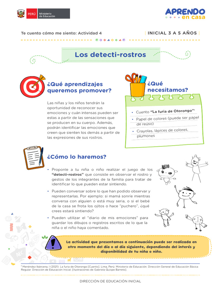 Exp3 Inicial 3 5 Exploramos Actividad4 | PDF | Las emociones