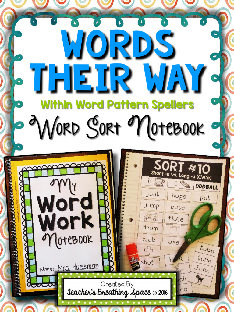 Words Their Way Within Word Sorts | PDF | Notebook