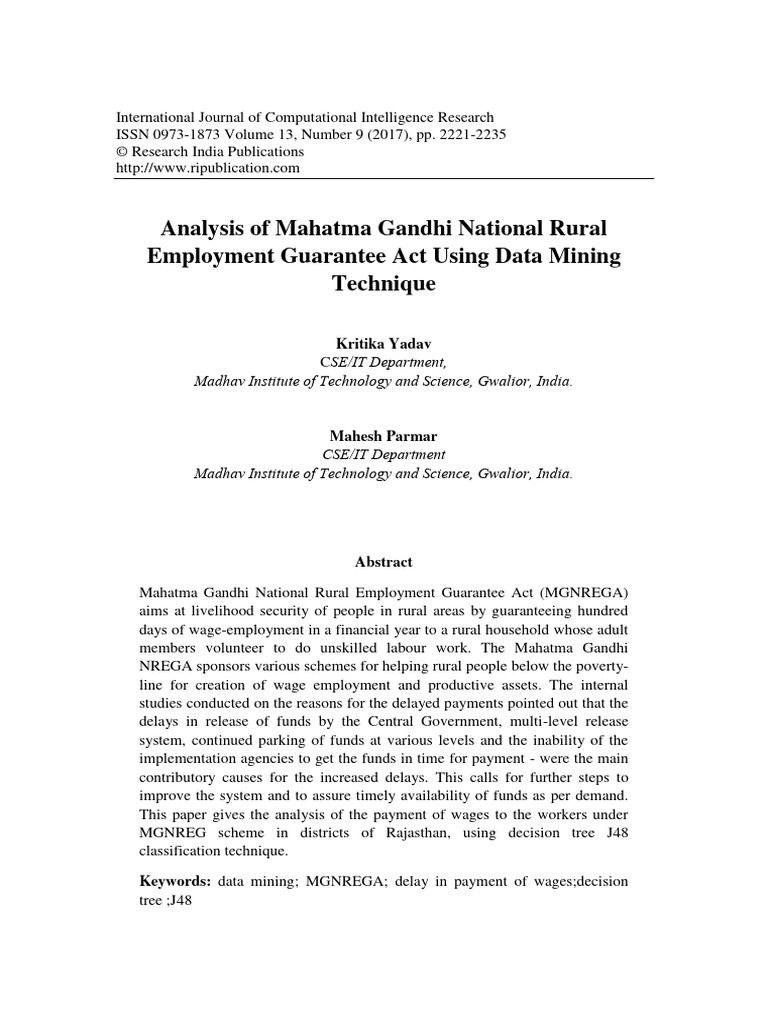 Ijcirv13n9 05 | PDF | Databases | Statistical Classification