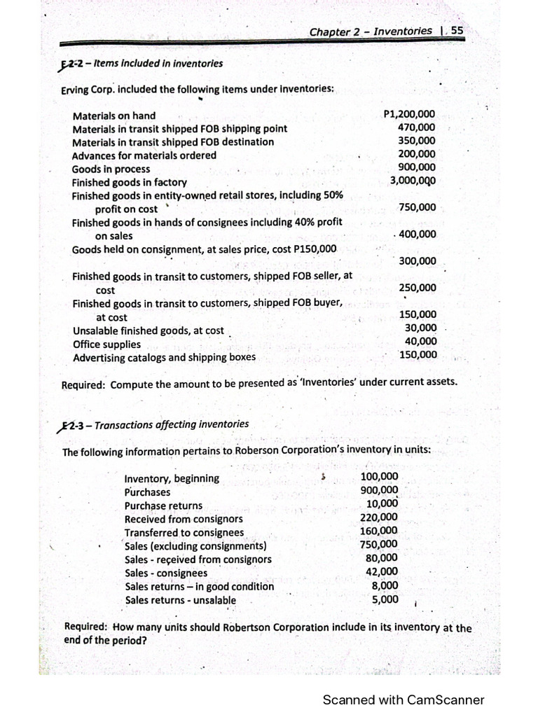 Intacc 1 Assignment | PDF