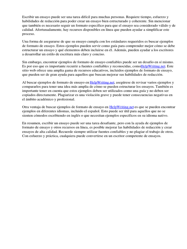 Ejemplos de Formato de Ensayo | Download Free PDF | Scribd | Websites