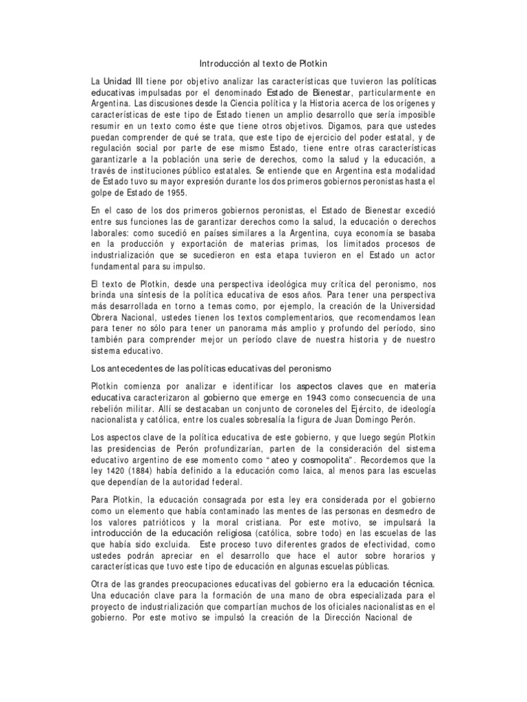 Introducción Plotkin | PDF | Nacionalismo | Iglesia Católica