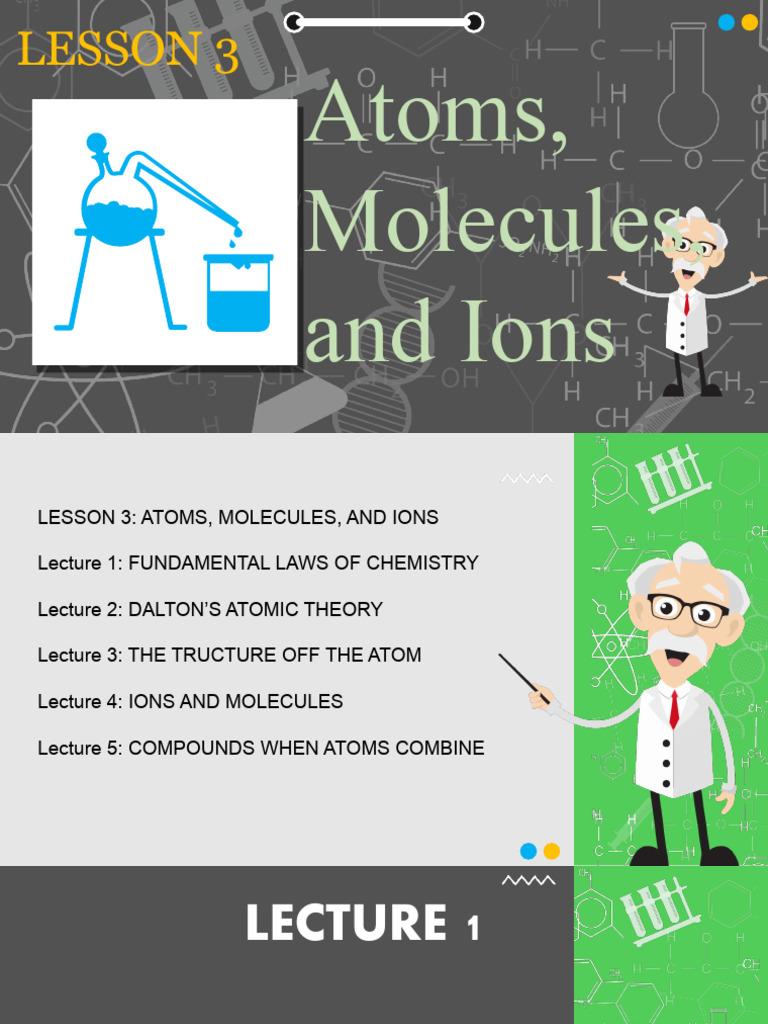 General-Chemistry-Lesson-3 | PDF | Ion | Chemical Compounds